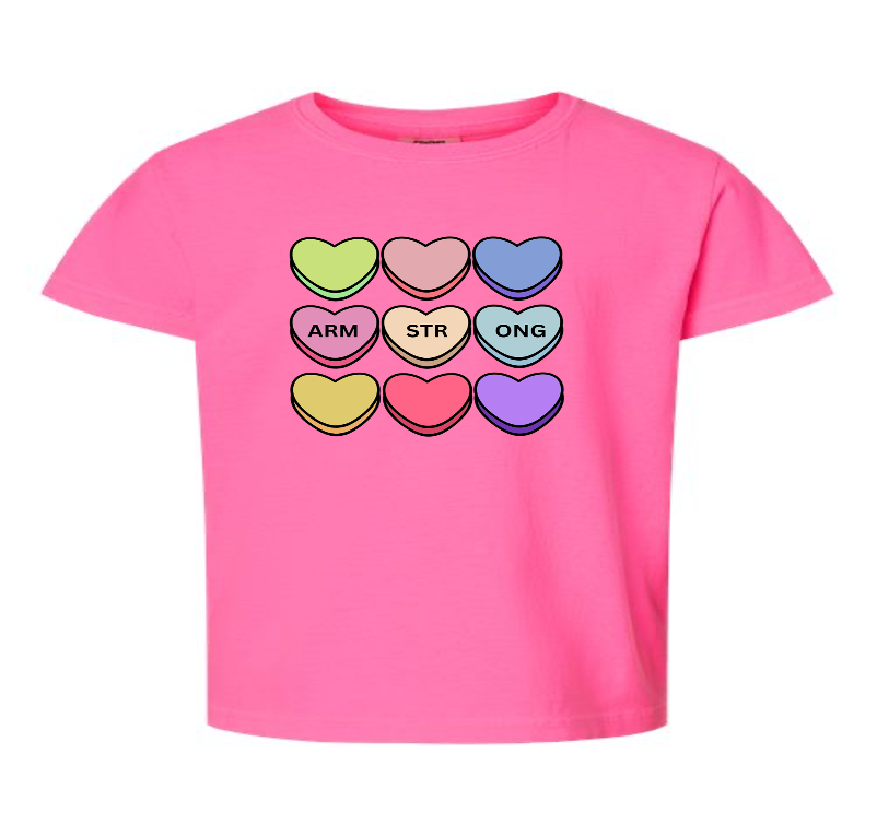 Hot Pink Armstrong Valentine Short Sleeve T-Shirt – Armstrong Eagle Store